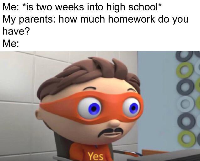 Being in honors classes probably doesn’t help my cause | Protegent ...
