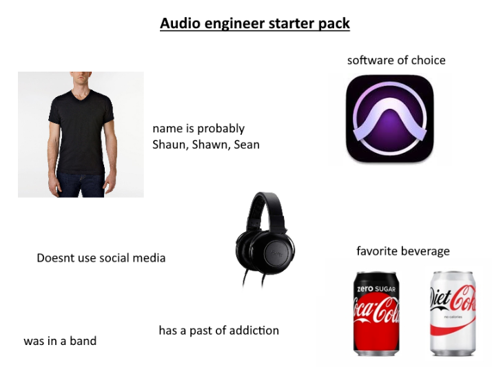 Audio engineer starter pack | /r/starterpacks | Starter Packs | Know ...