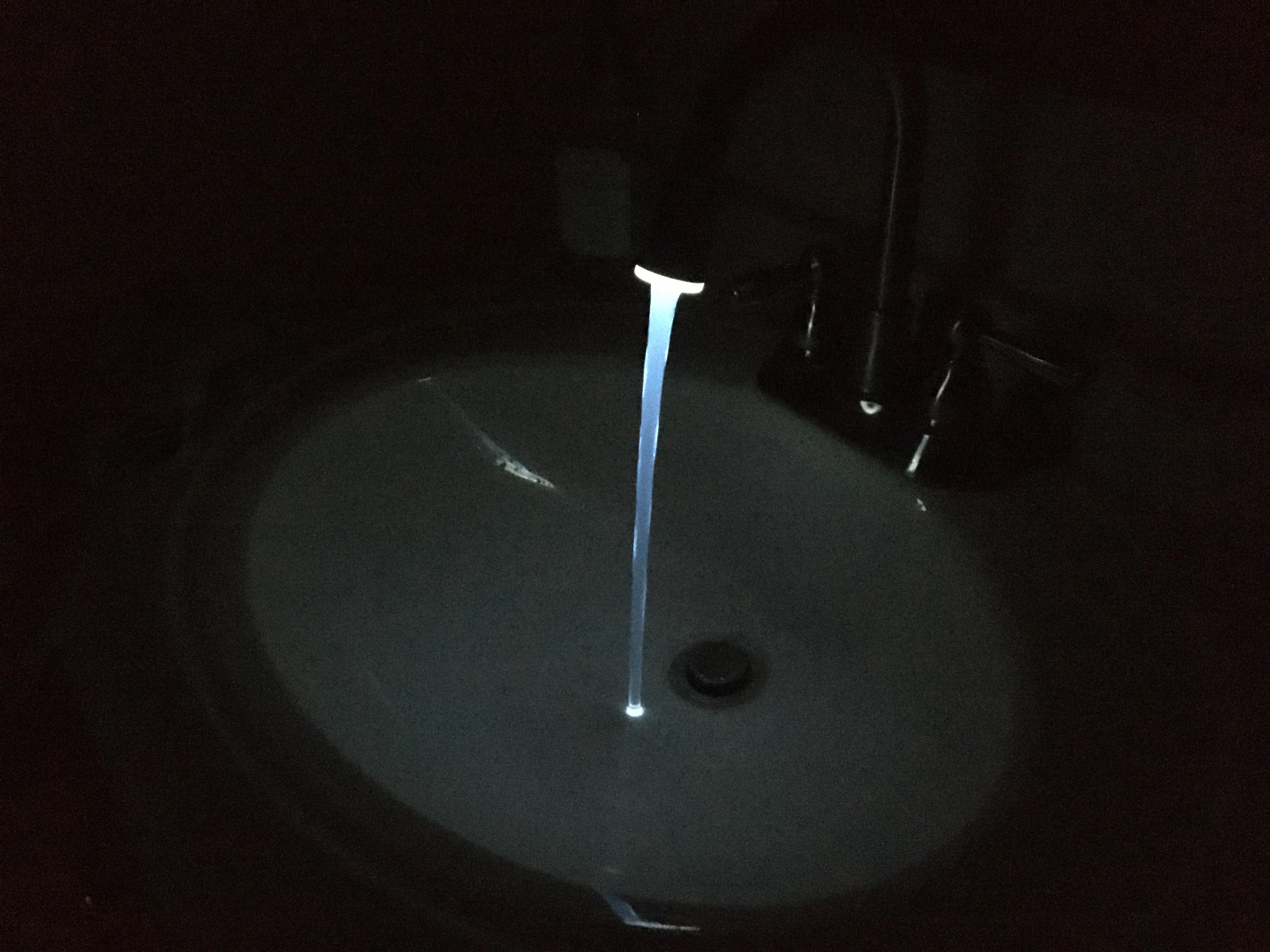 This faucet lights up when the water comes out | /r/mildlyinteresting ...