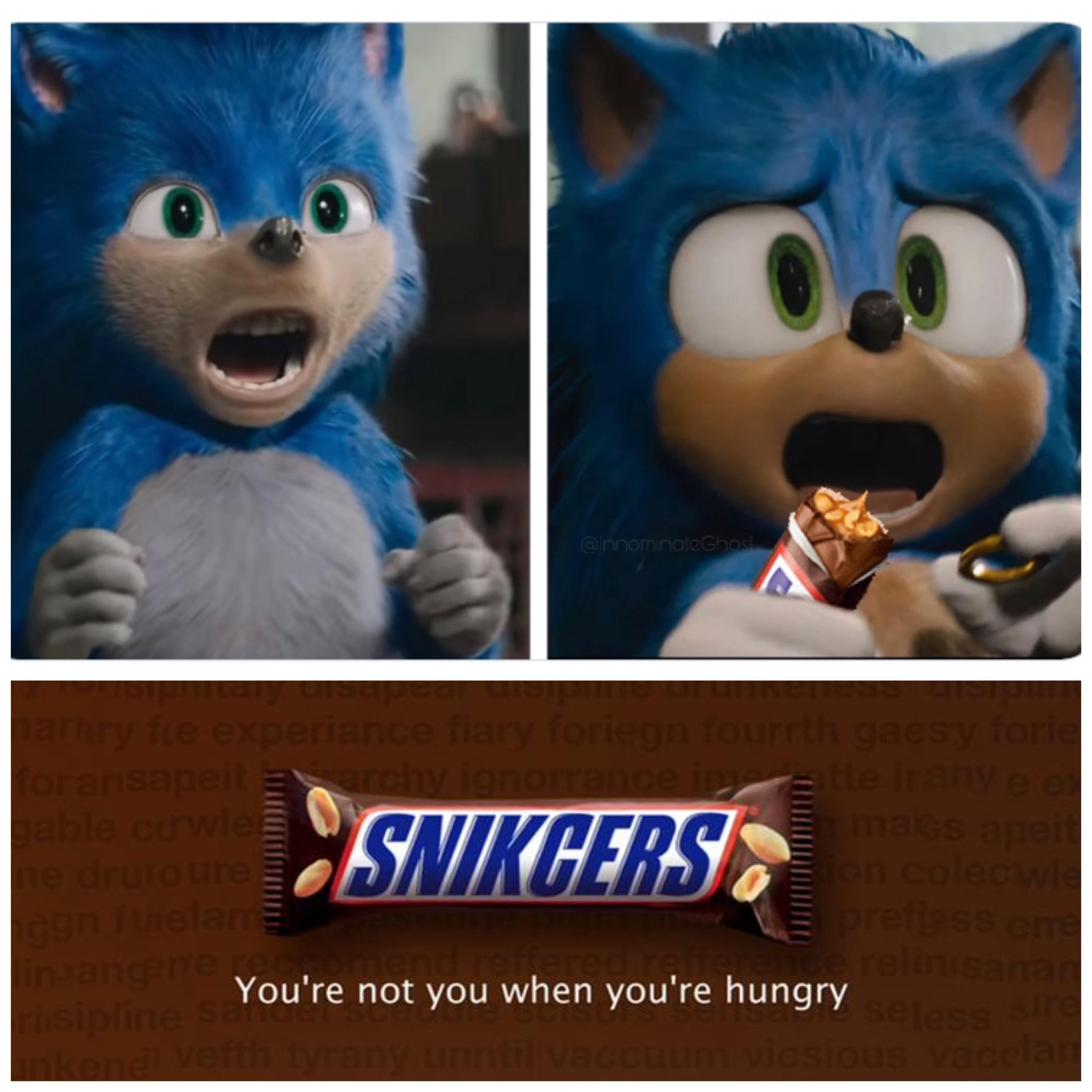 Snickers | Sonic the Hedgehog | Know Your Meme