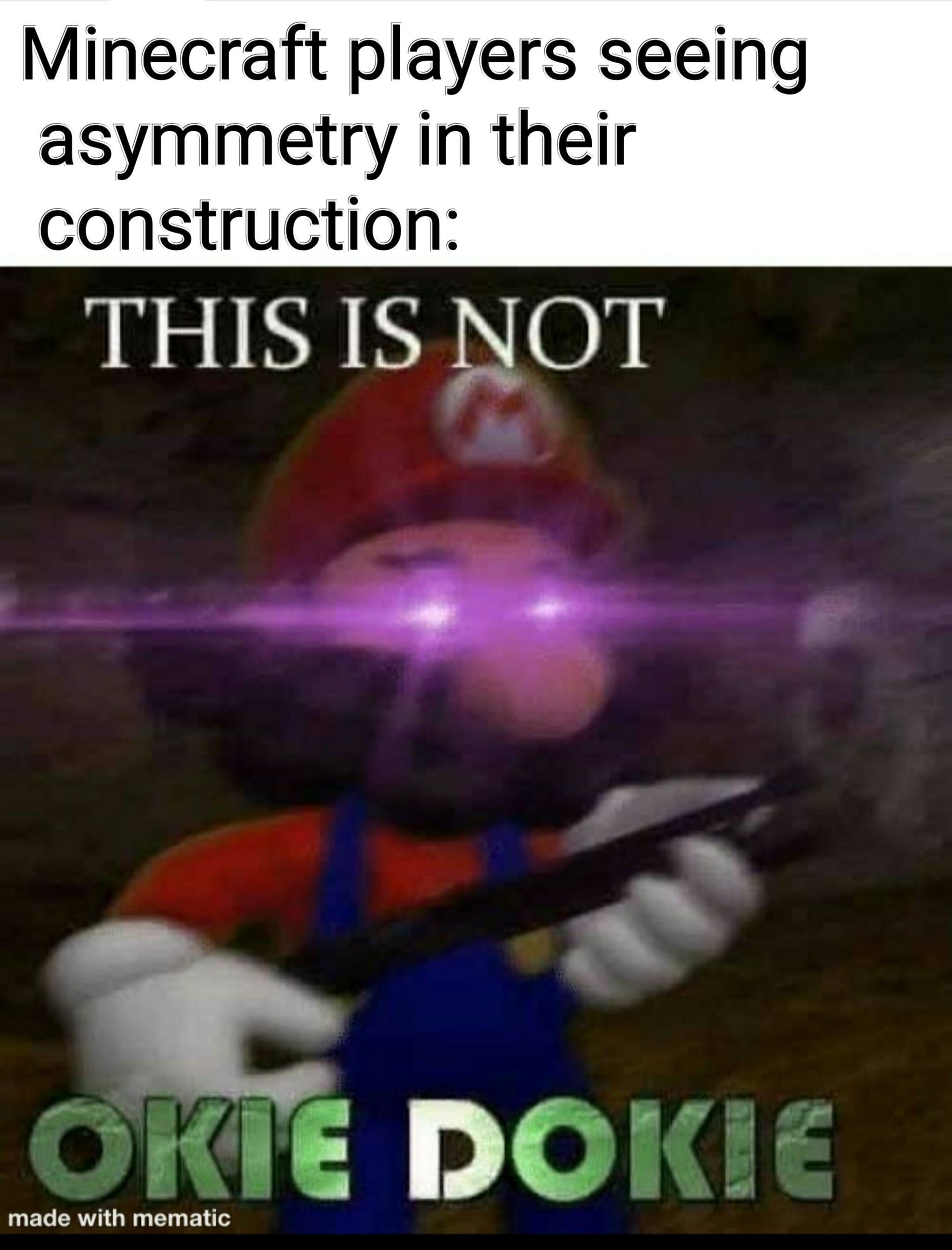 That one block ruining the entire build's symmetry | /r/MinecraftMemes ...