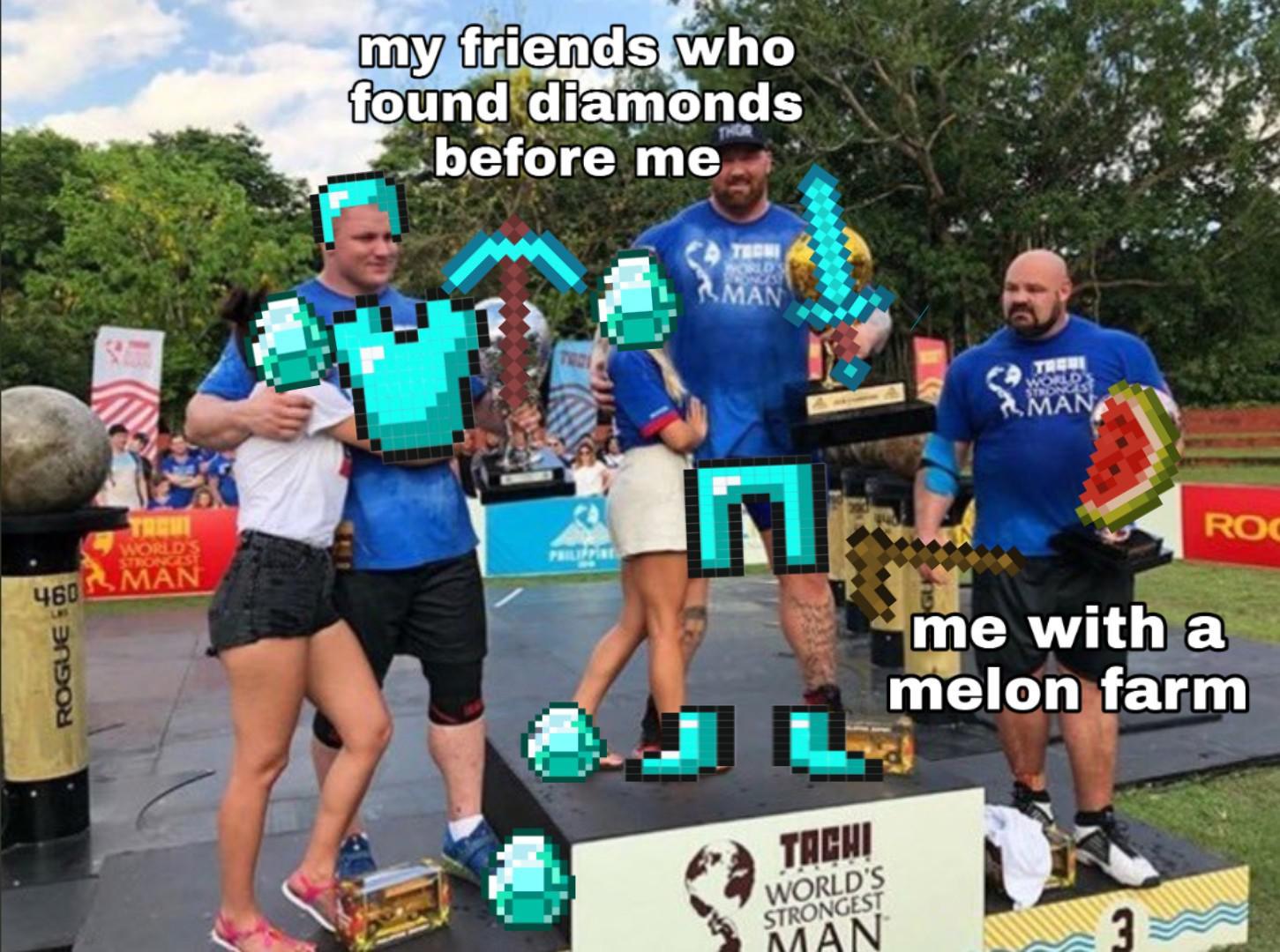 A melon farm :( | /r/MinecraftMemes | Minecraft | Know Your Meme