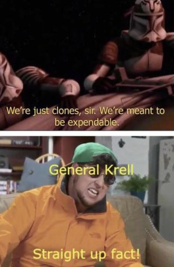 Not to me. | We're Meant to Be Expendable | Know Your Meme