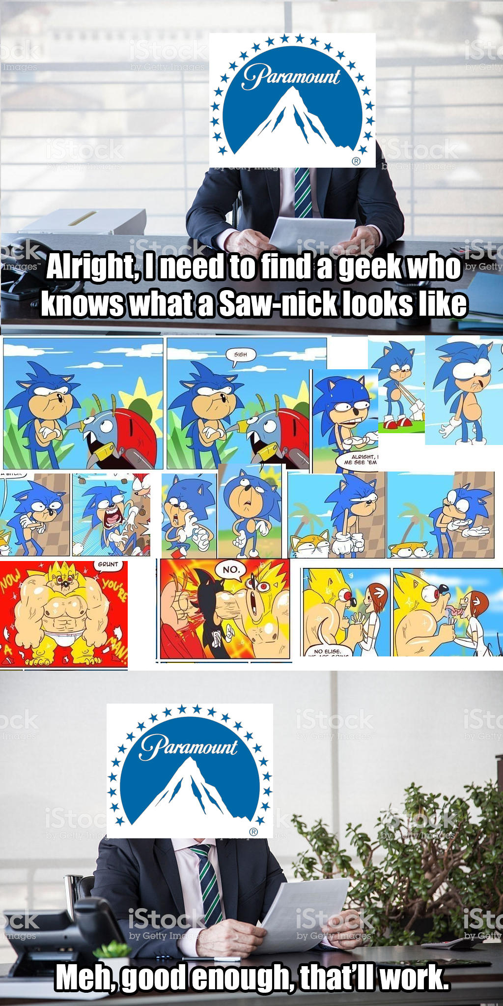 Best man for the job | Sonic the Hedgehog (2020 Film) | Know Your Meme