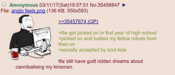 Anglo Feels | The Eternal Anglo | Know Your Meme