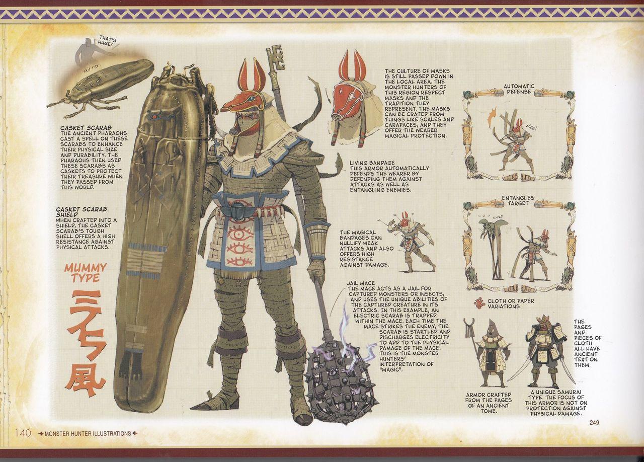mummy type armor concept | Monster Hunter | Know Your Meme