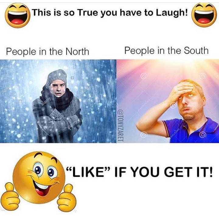 North cold south hot? Ahahaha i knew it, its so funny | /r ...