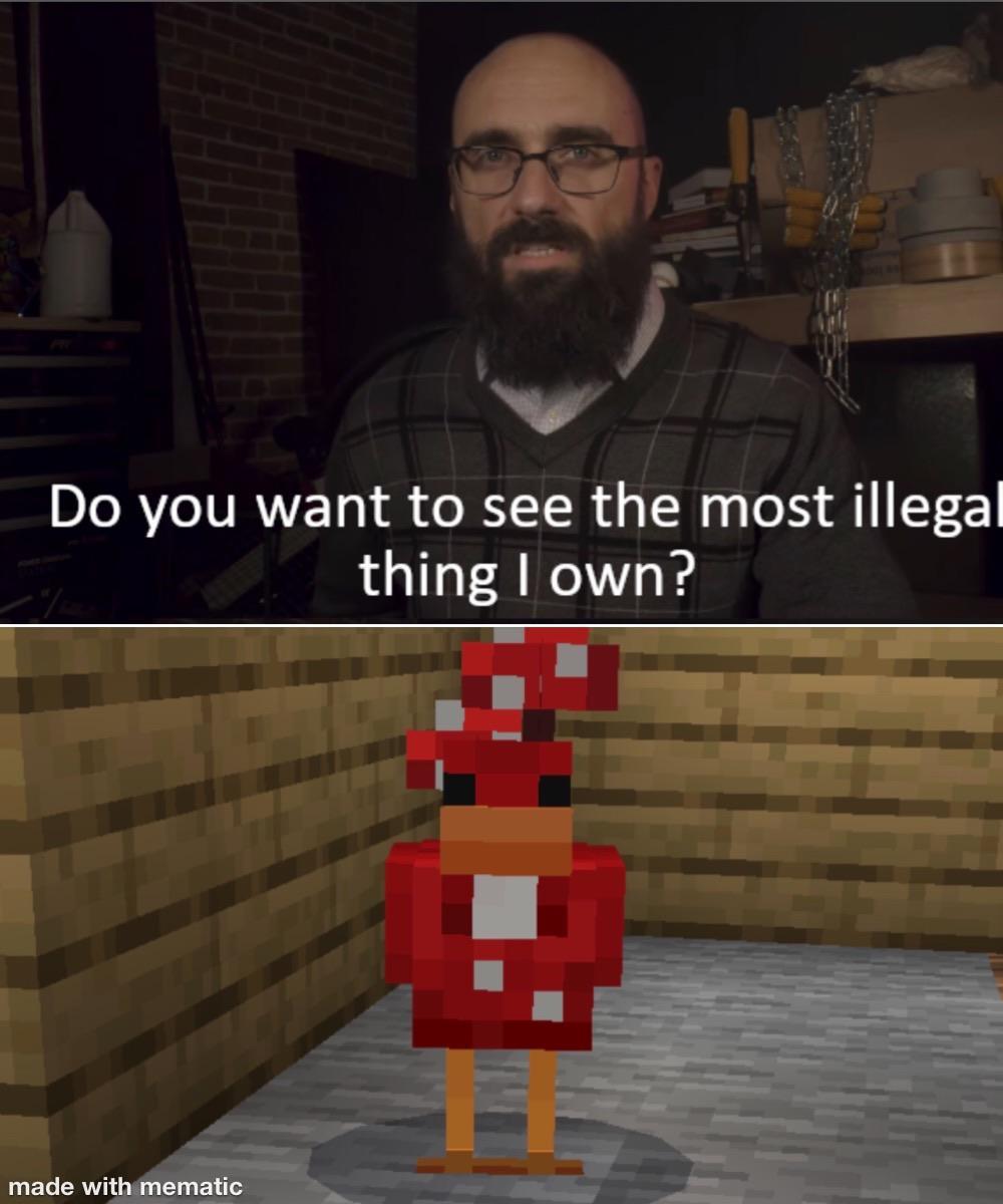 Don’t tell the government | /r/MinecraftMemes | Minecraft | Know Your Meme