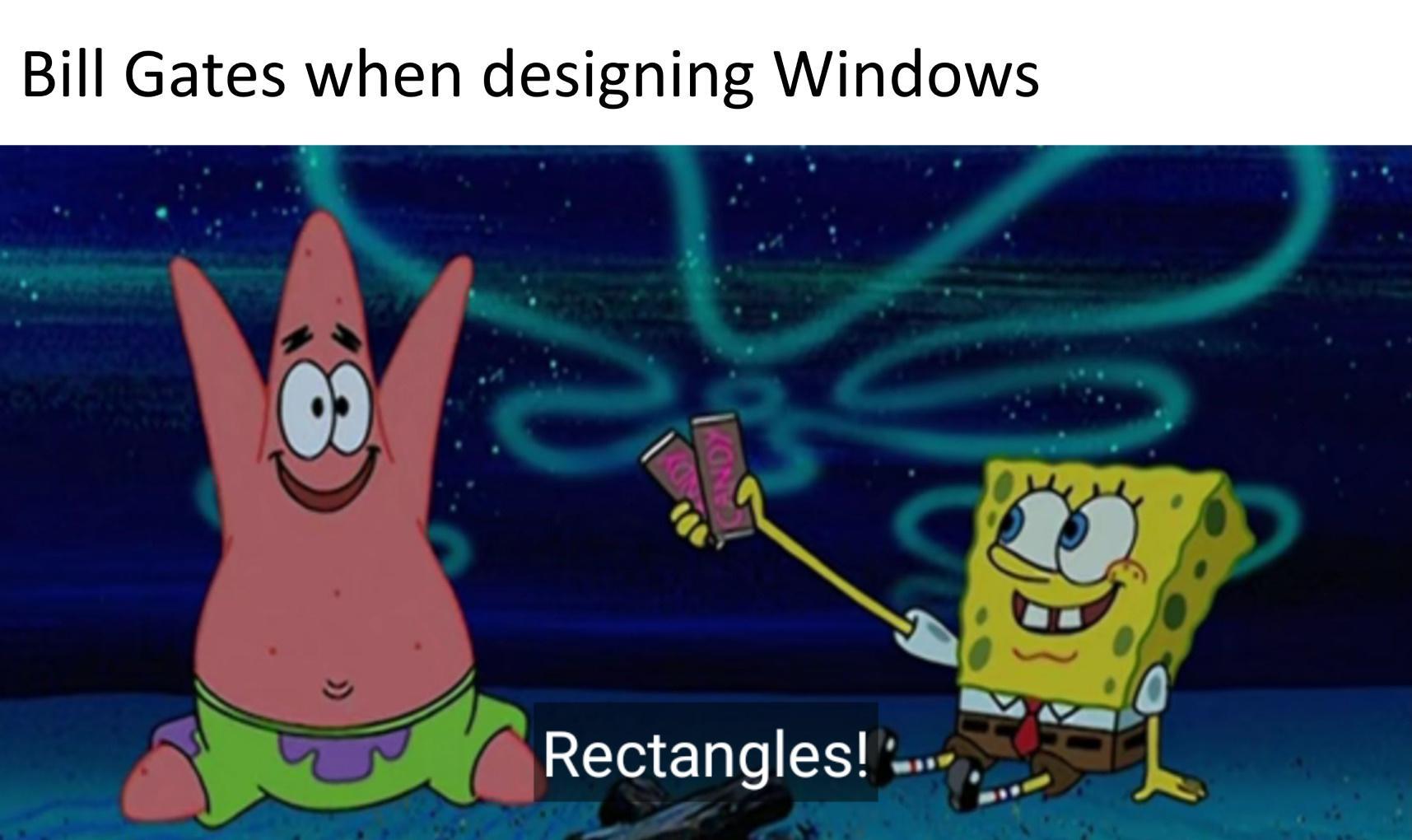 Rectangles make you rich | /r/BikiniBottomTwitter | SpongeBob ...
