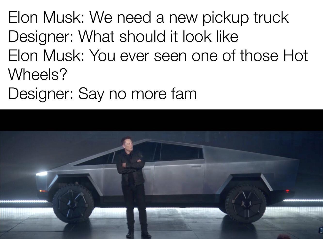 Designer | Cybertruck | Know Your Meme