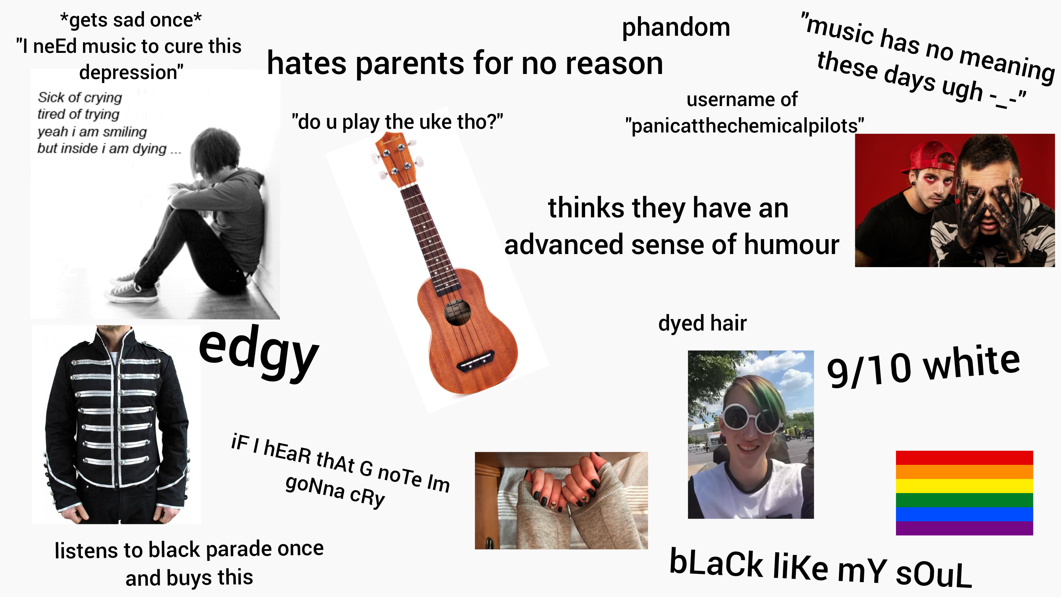 Soft Emo Teen Starter Pack (2013/14 ish) | /r/starterpacks | Starter ...
