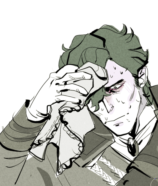 Sweating Hubert | Fire Emblem: Three Houses | Know Your Meme