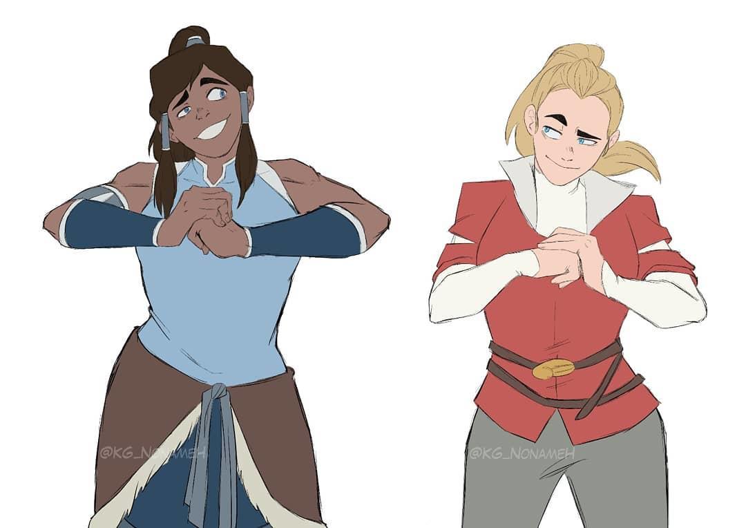 Korra and Adora | Crossover | Know Your Meme