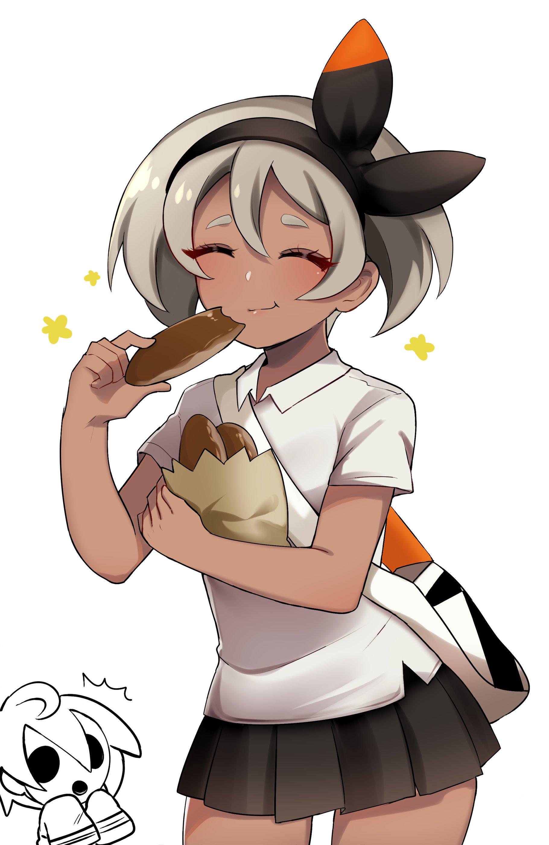 bea eating bread - pencilanon | Pokémon Sword and Shield | Know Your Meme