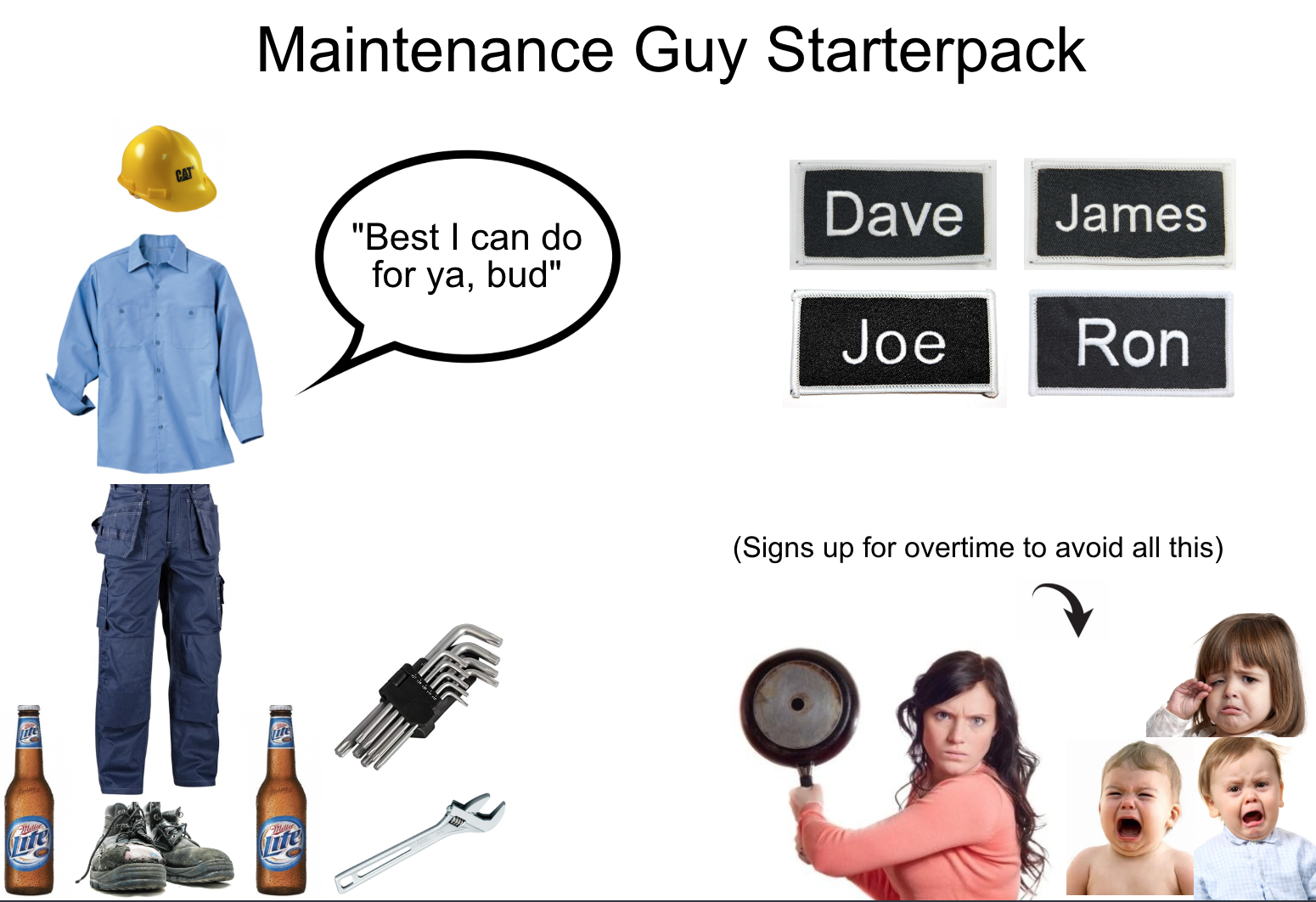 Maintenance Guy Starterpack | /r/starterpacks | Starter Packs | Know ...