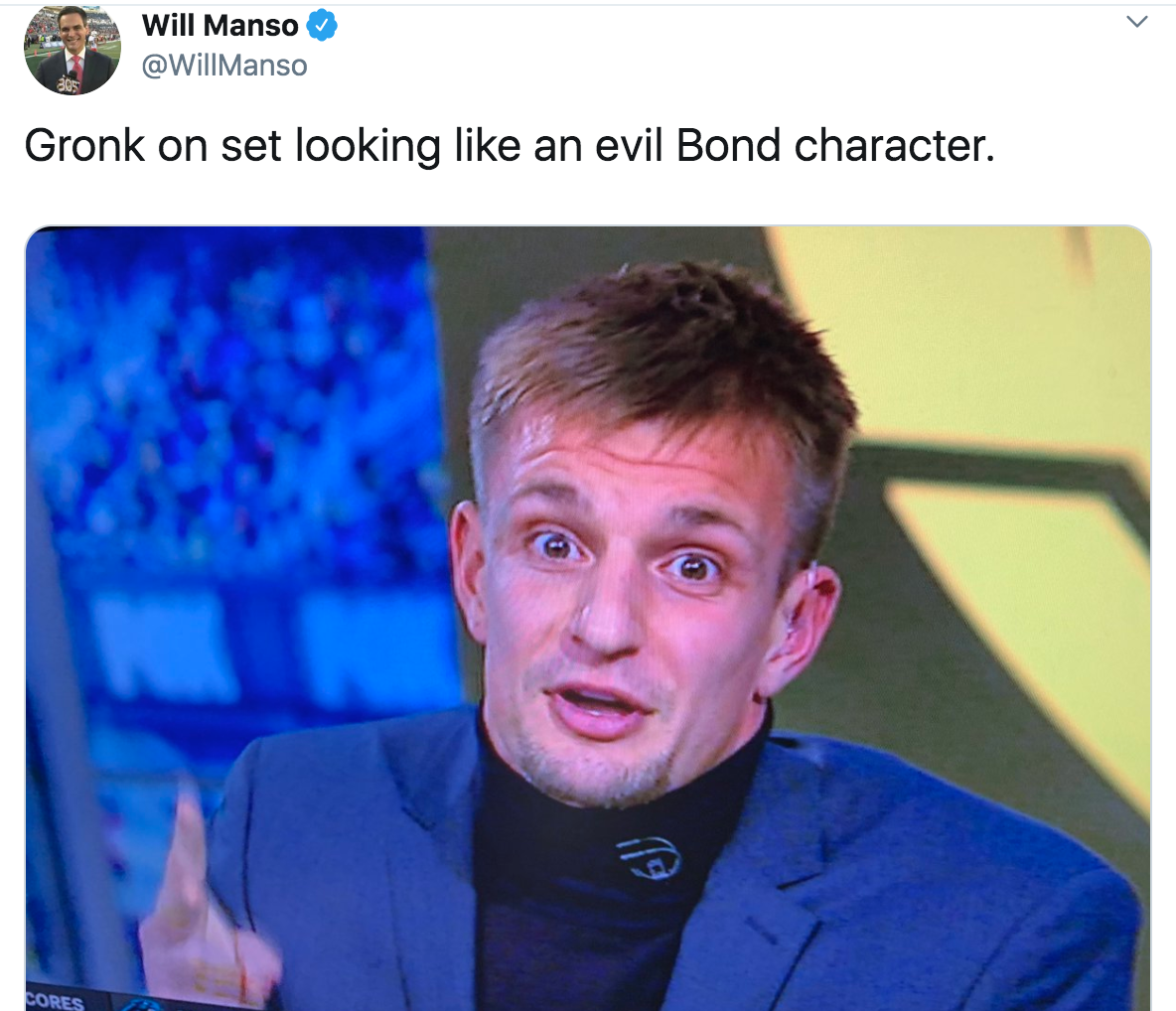 Bond Villain | Rob Gronkowski's Turtleneck | Know Your Meme