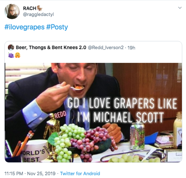 #ilovegrapes #Posty | I Love Grapes | Know Your Meme