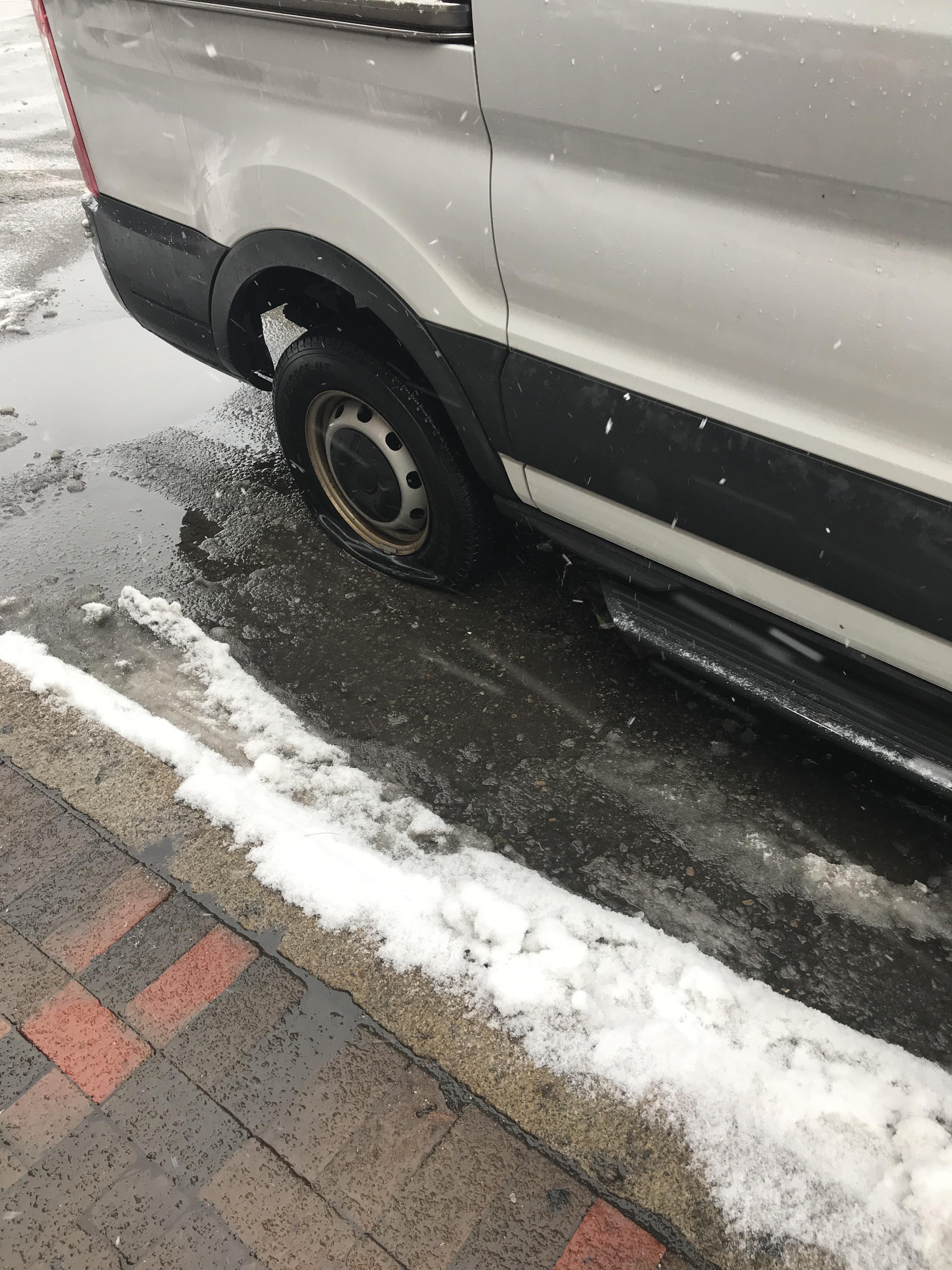 Got my tires slashed at work today because I wouldn’t move out of my ...