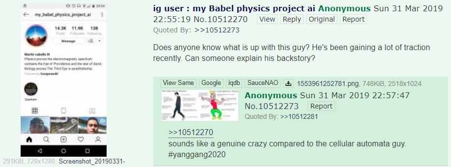 /sci/ Thread #10512270 | Martin Cabello III | Know Your Meme