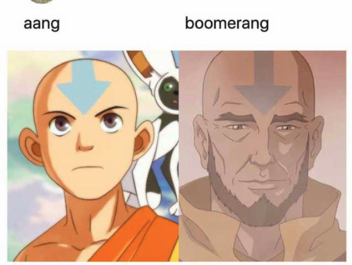But I thought Boomerang was connected to Cartoon Network, not ...