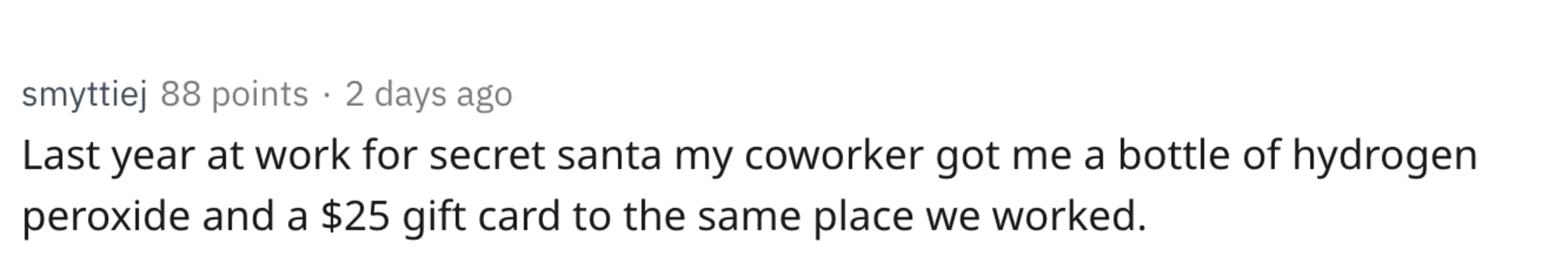 WTF Gifts-Hydrogen Peroxide | AskReddit | Know Your Meme