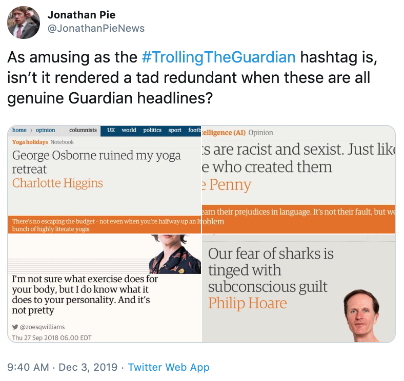 Real Articles | Trolling the Guardian | Know Your Meme