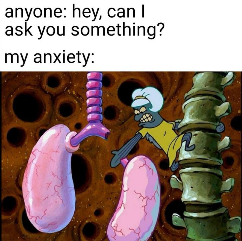 Panic Attack Here I Come | SpongeBob SquarePants | Know Your Meme