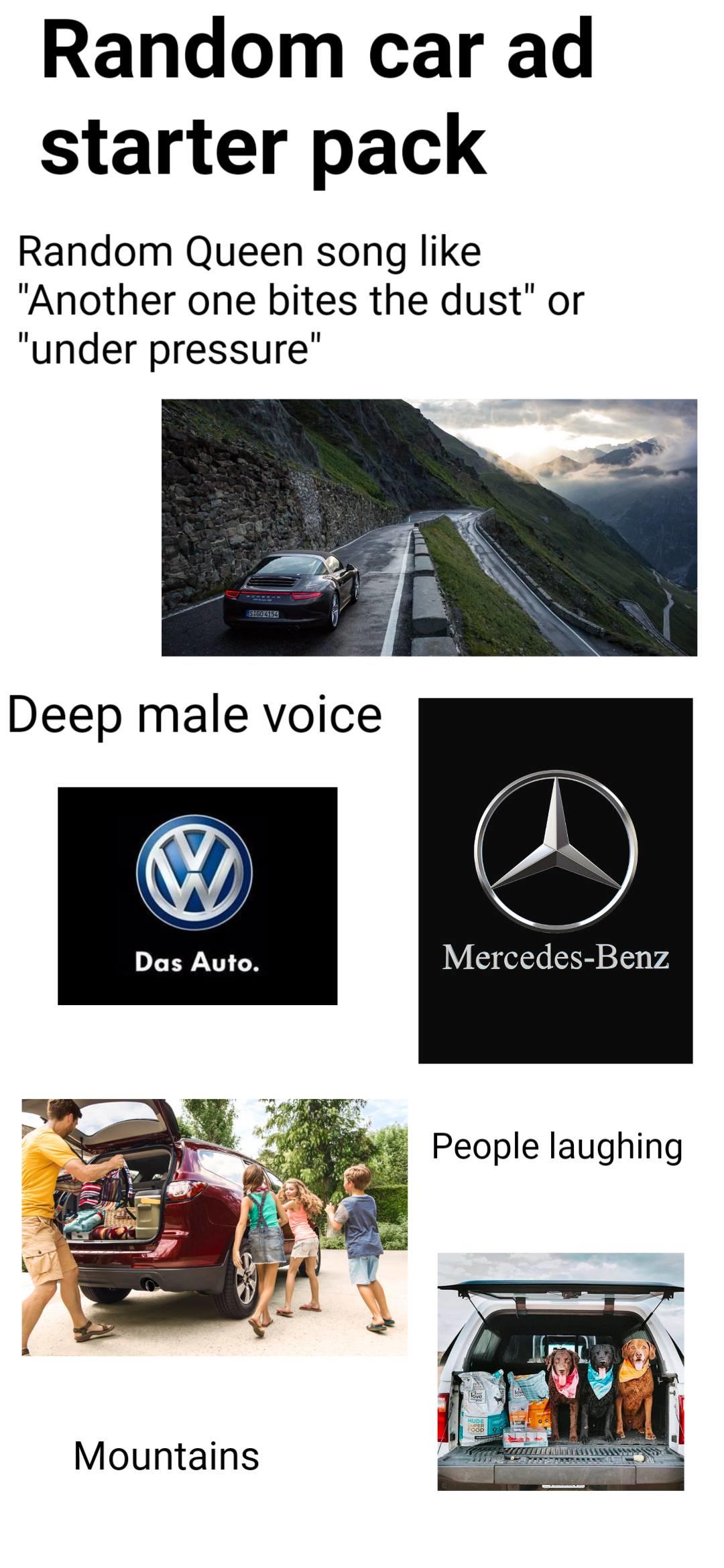 Random car ad starter pack | /r/starterpacks | Starter Packs | Know ...