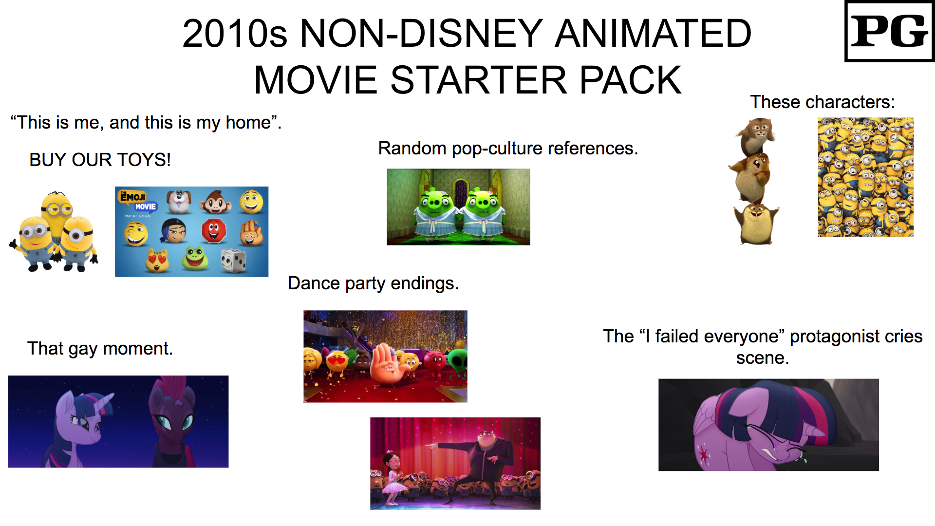 2010s NON-DISNEY Animated Movie Starter Pack | /r/starterpacks ...