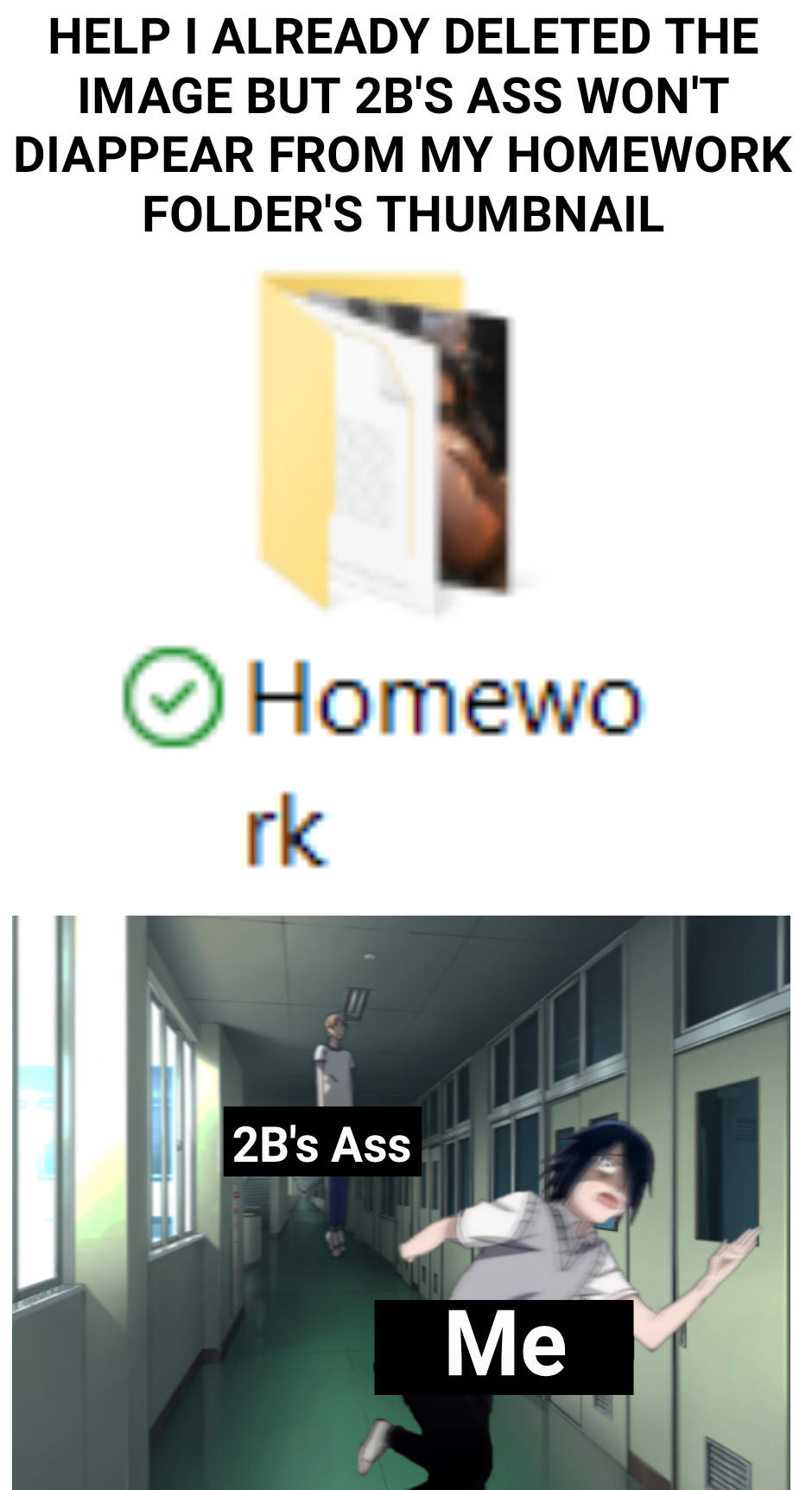 It's a miracle that one of my essays is censoring it | /r/Animemes | 2B ...