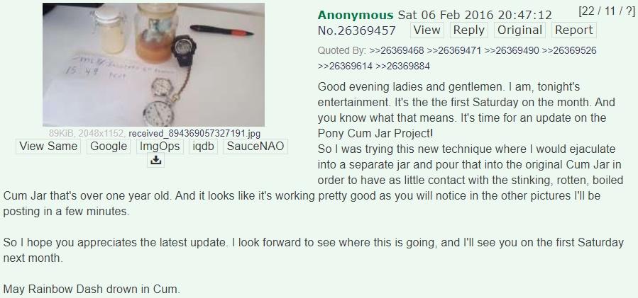 /mlp/ Thread #26369457 | Pony Cum Jar Project | Know Your Meme