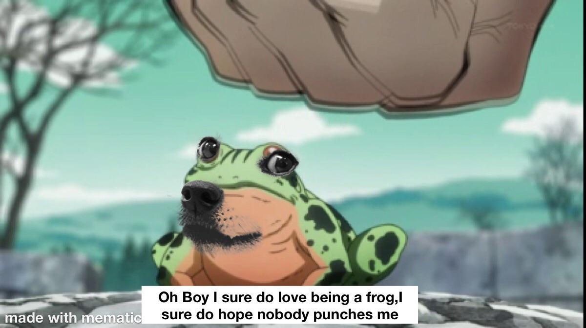 OH GOD OH FRICK DOGE FROG LOOK OUT | /r/ShitPostCrusaders/ | JoJo's ...