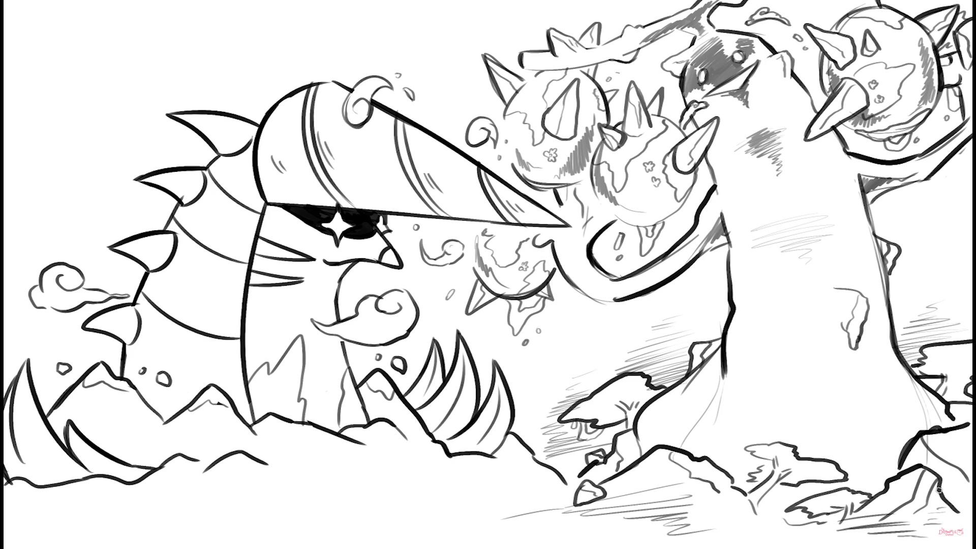 Gigantamax Excadrill and Sudowoodo | Drawfee | Know Your Meme