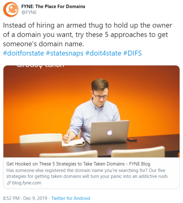 Ad | Do It For State Domain Name Crime | Know Your Meme