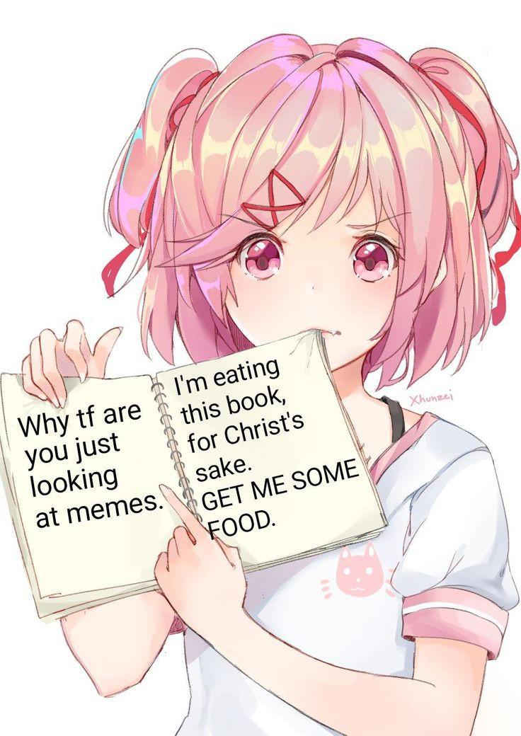 nimble nimble.. | /r/Animemes | Doki Doki Literature Club | Know Your Meme