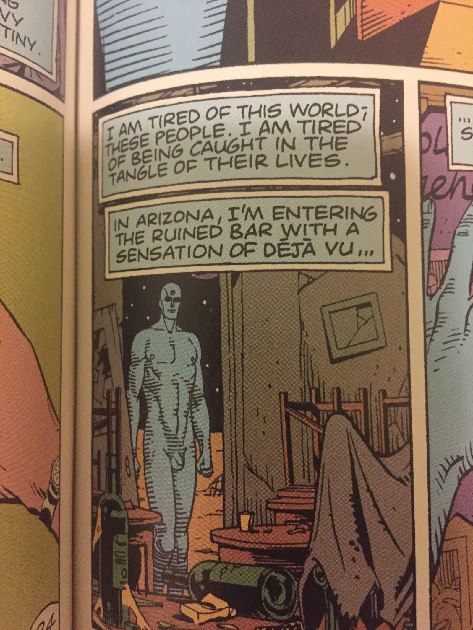 Doctor Manhattan I am tired of this world | I Am Tired Of Earth. These ...
