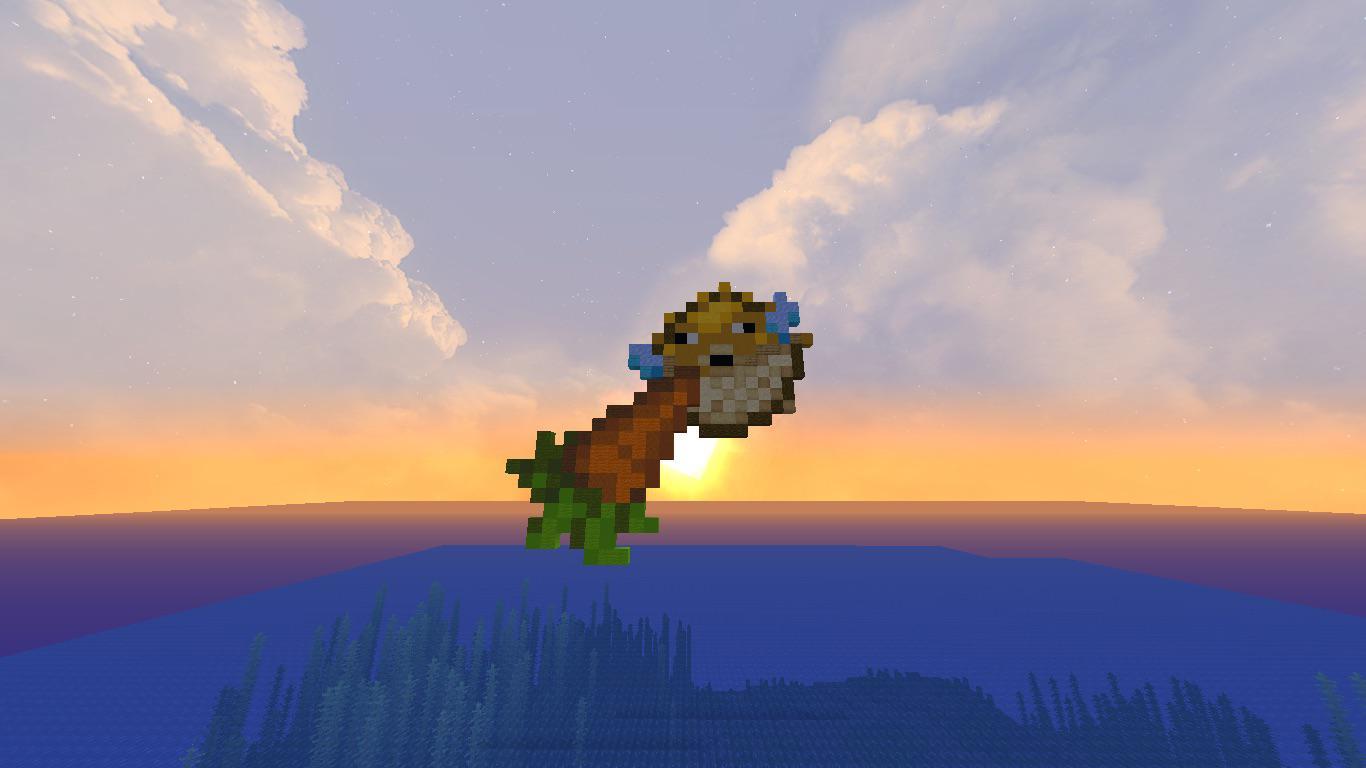 I Made a Blowfish Eating a Carrot | /r/MinecraftMemes | Minecraft ...