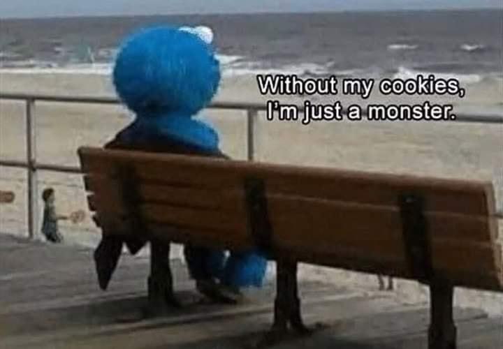 Without cookies, I am just a monster | Sesame Street | Know Your Meme