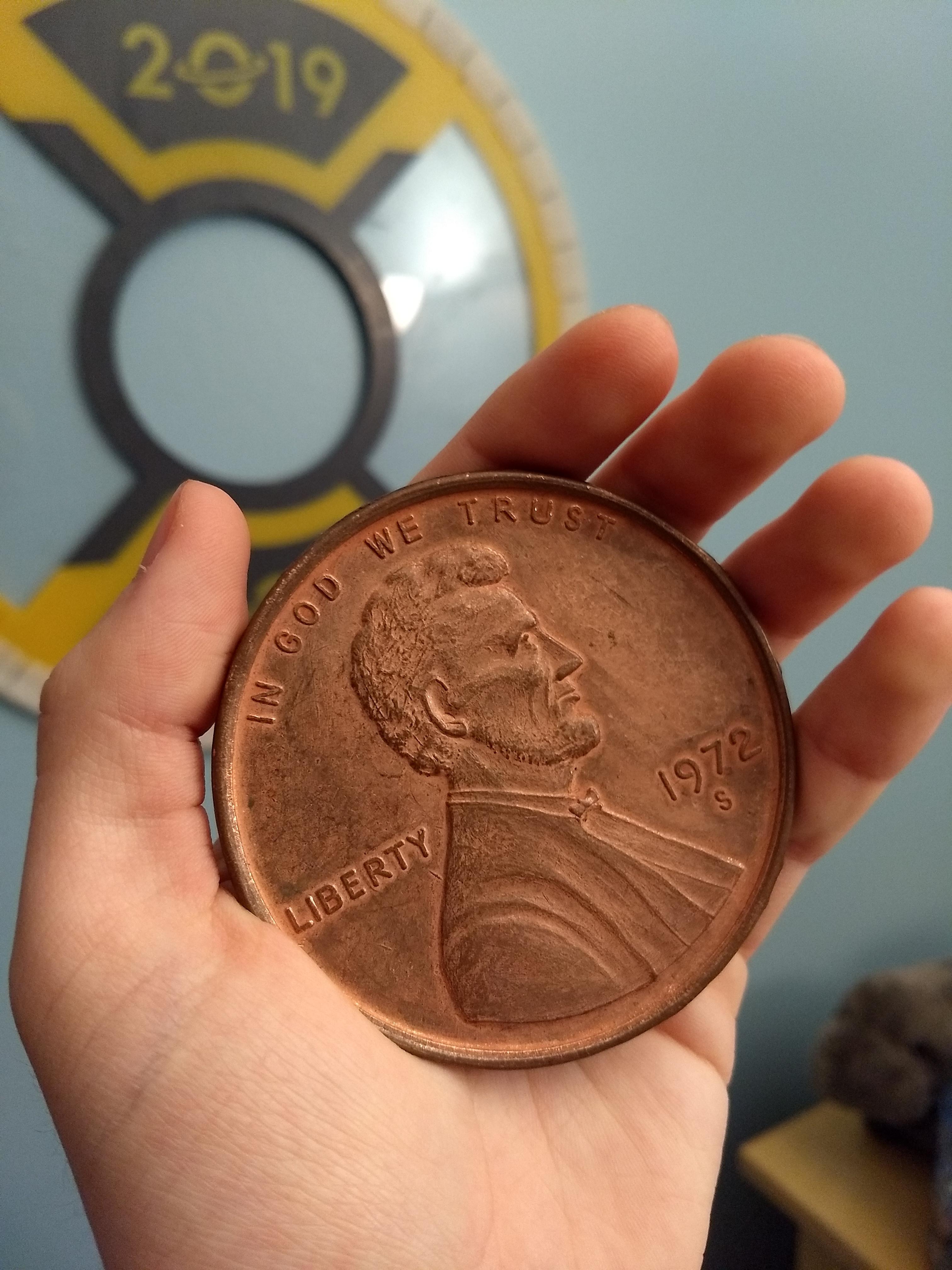 This very big penny | /r/mildlyinteresting | Mildly Interesting | Know ...