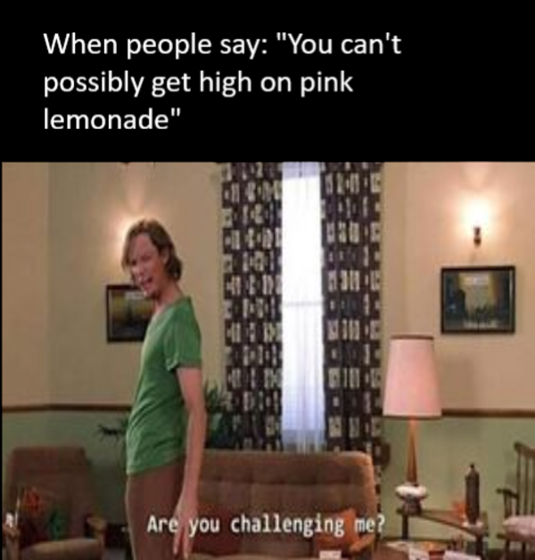 Shaggy Vs Lemonade Shaggy s Are You Challenging Me Know Your Meme