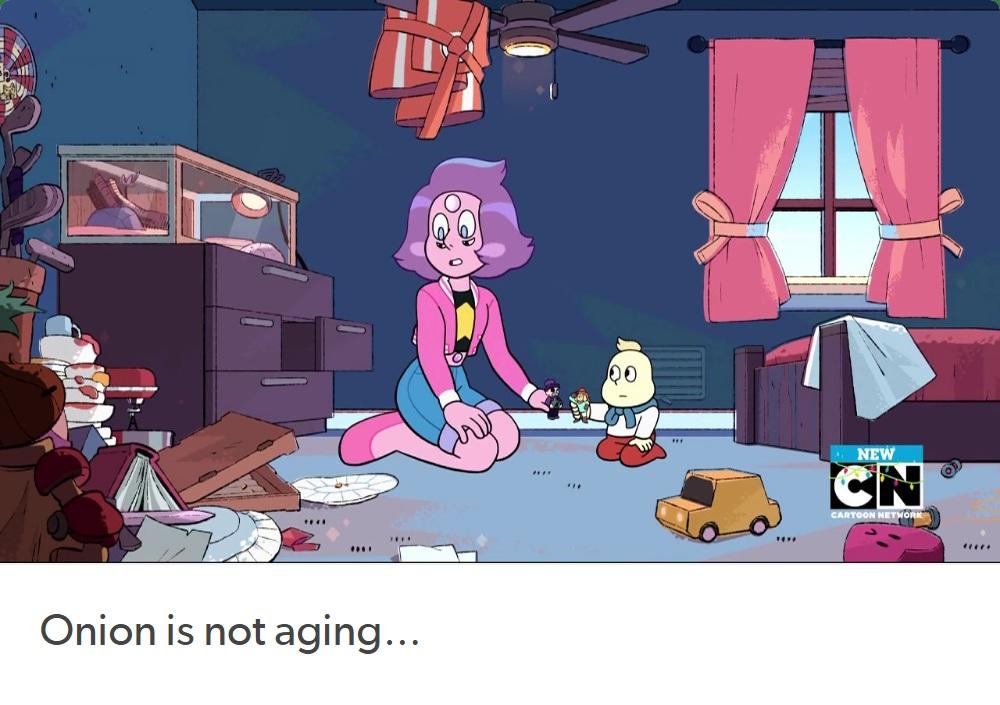 an no-one seems to question it | Steven Universe | Know Your Meme