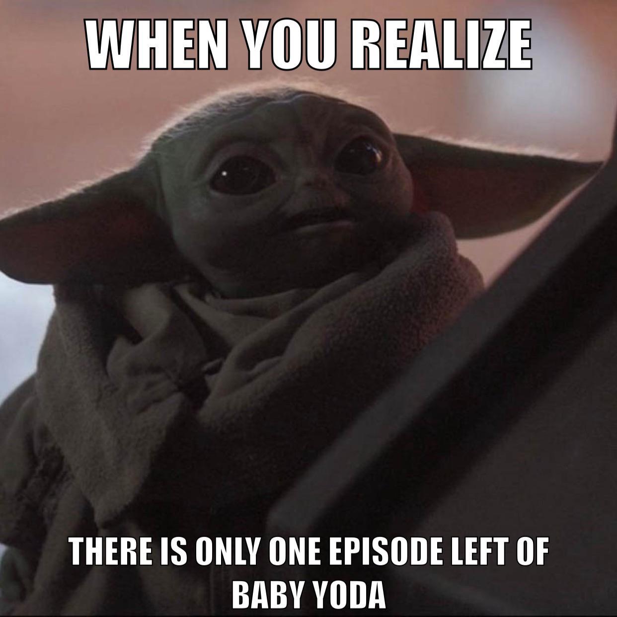 Sad moment. | /r/BabyYoda | Baby Yoda / Grogu | Know Your Meme