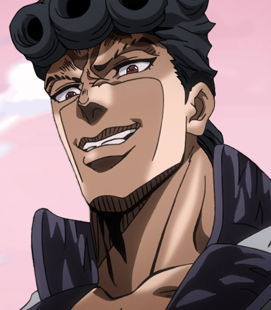 Part 28 of photoshopping Giorno's hair onto random JoJo characters ...