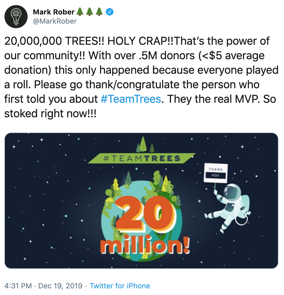 Mark Rober | #TeamTrees | Know Your Meme