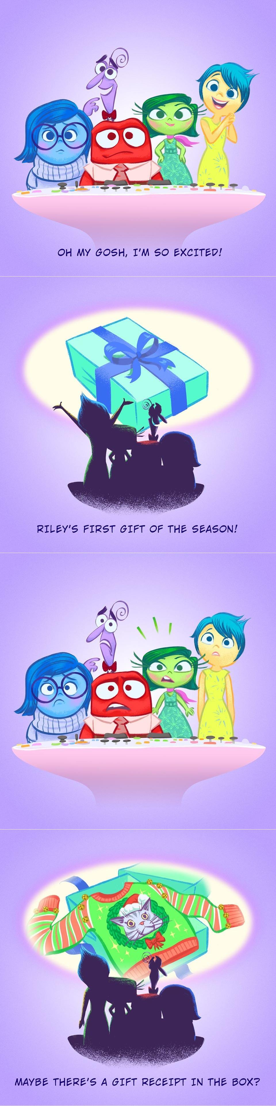 “C’mon! Think positive!” | Inside Out | Know Your Meme