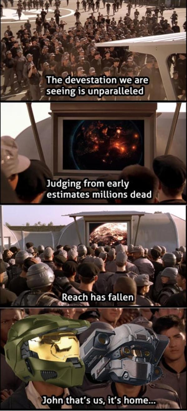 fall was hard on them | Starship Troopers | Know Your Meme