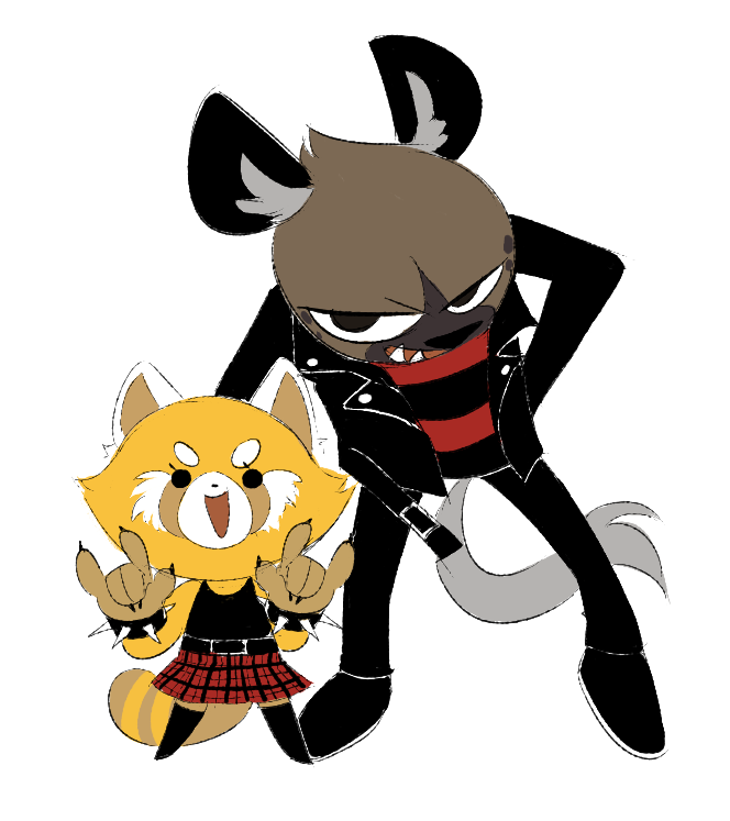 Rocker style | Aggretsuko | Know Your Meme