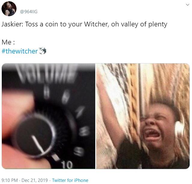 Jaskier: Toss a coin to your Witcher, oh valley of plenty | Toss a Coin ...