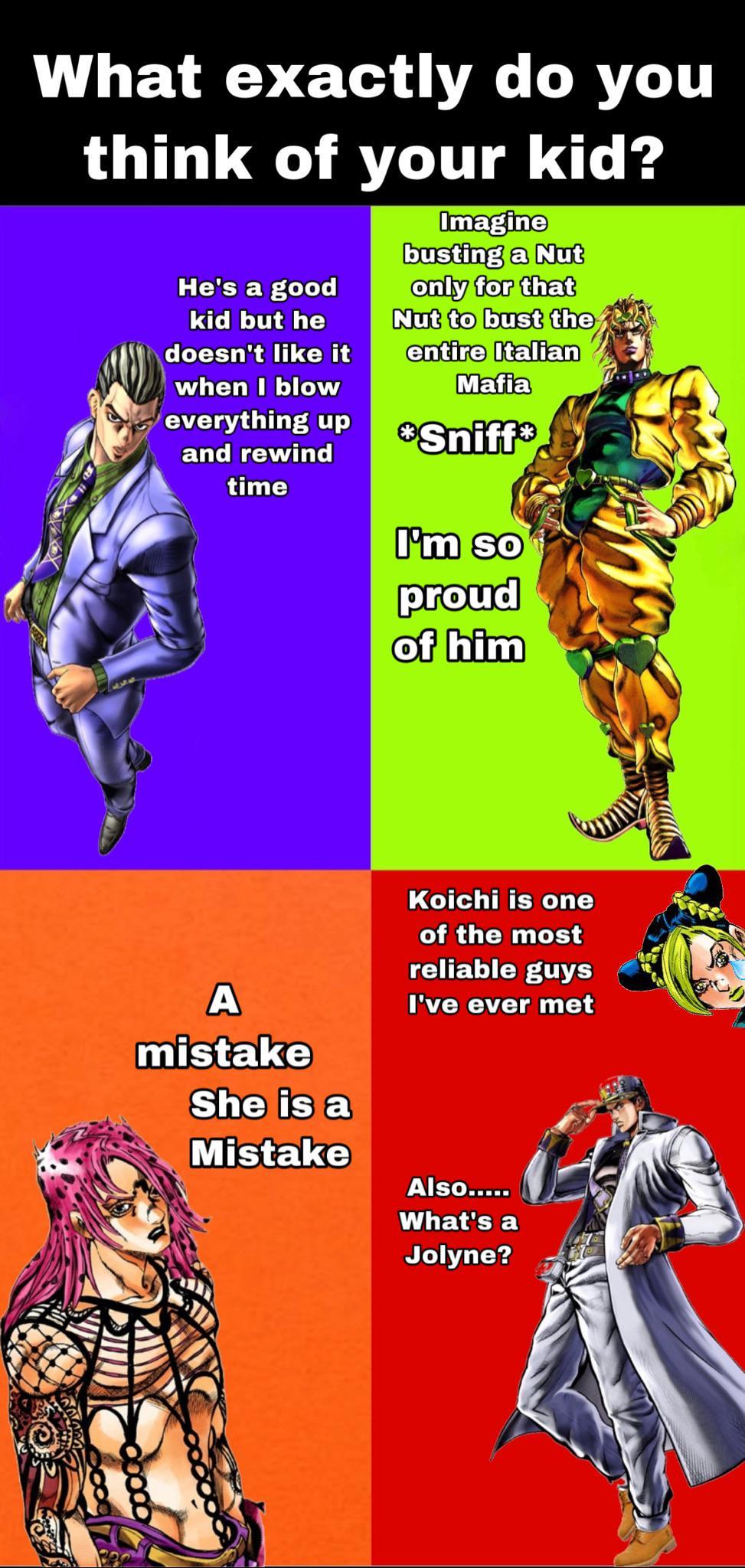 What’s a Jolyne? | /r/ShitPostCrusaders/ | JoJo's Bizarre Adventure ...