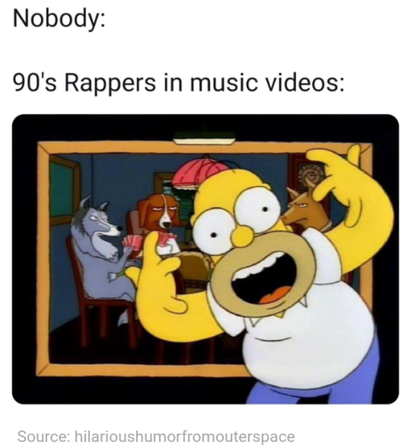90s rappers | The Simpsons | Know Your Meme